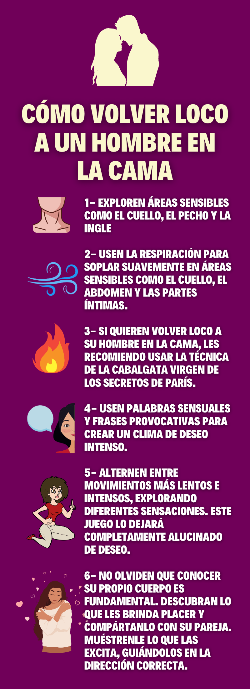 Cómo volver loco a un hombre en la cama – secretosdeparis.com